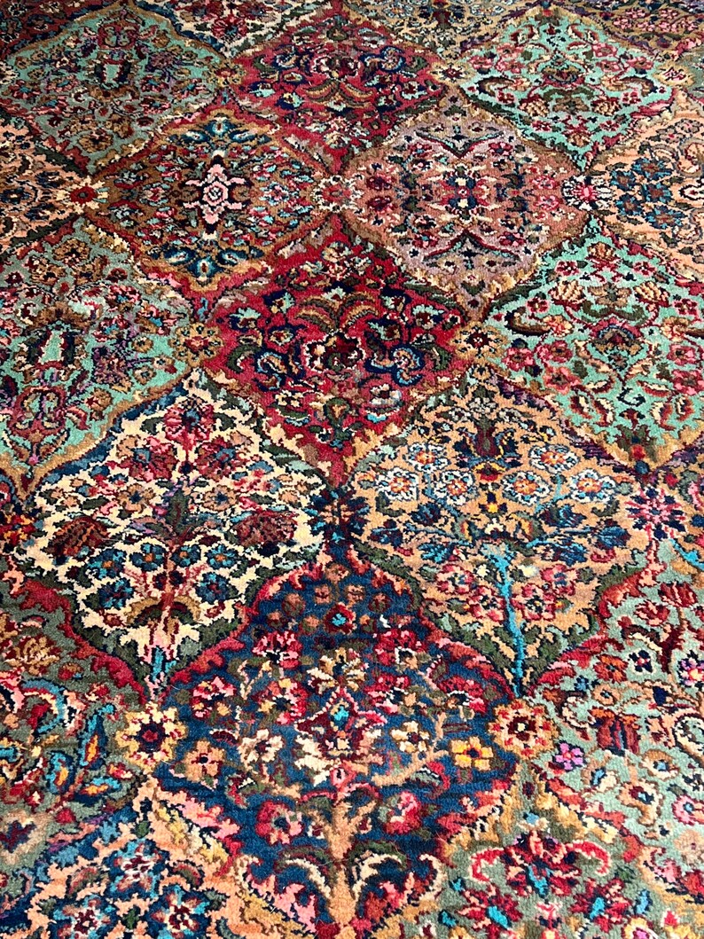 Vintage Authentic Karastan Multicolor Panel Kirkman Pattern - Etsy