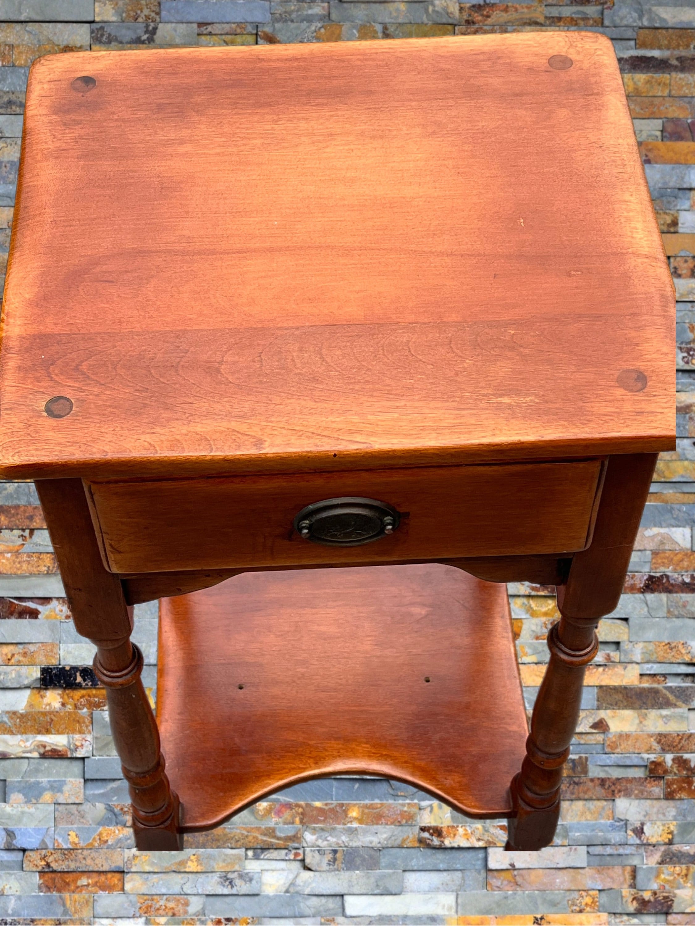 Cushman Colonial Creations Captain John Norton Night Table No. - Etsy