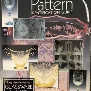 Florence's Glassware Pattern Identification Guide: Vintage Glass Art Book - Etsy