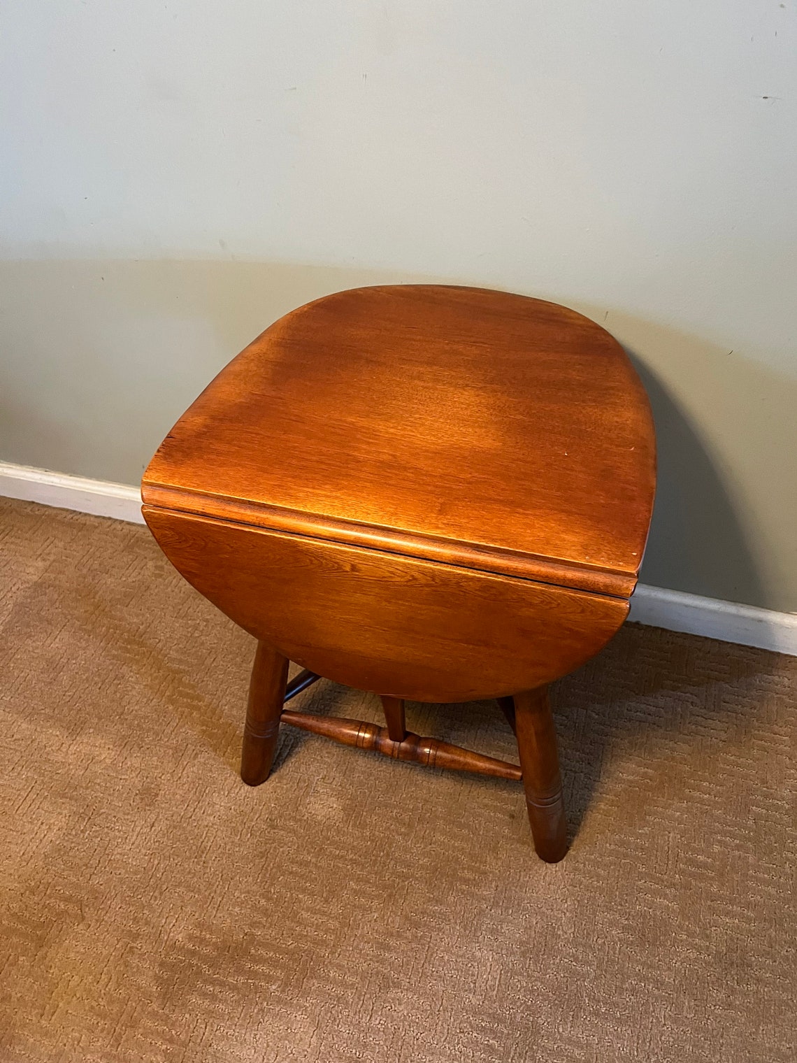 Cushman Colonial Creations Tripod Drop Leaf End Table No. 3-21 - Etsy