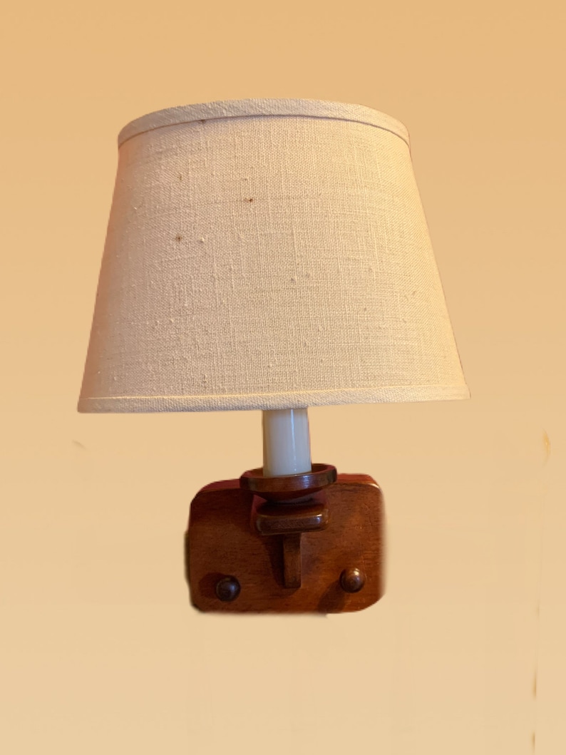 Cushman Colonial Creations Removable Bed Lamp 4-196 With Original Shade ...