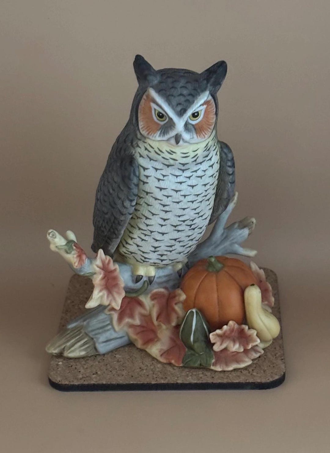 Vintage Lenox Midnight Visitor Porcelain Hand Painted American Barn Owl ...