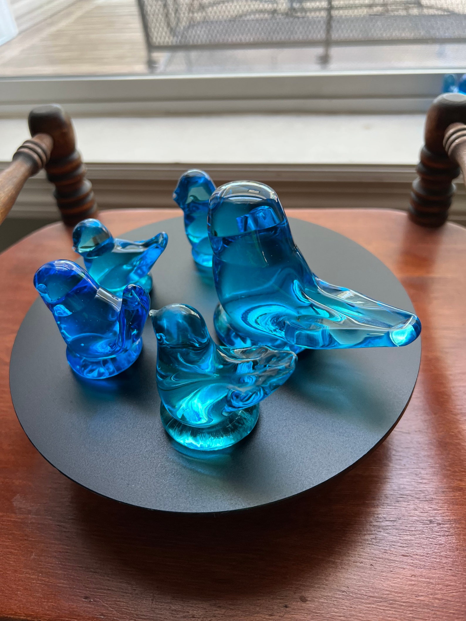 Vintage Bluebirds of Happiness Signed by Leo Ward and Ron Ray Family ...