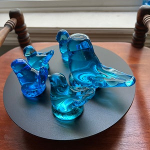 Vintage Bluebirds of Happiness Signed by Leo Ward and Ron Ray Family ...