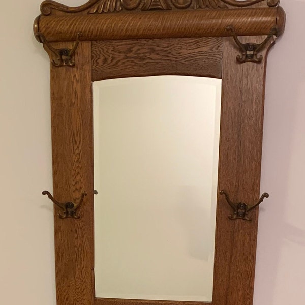 Antique Hall Tree - Etsy