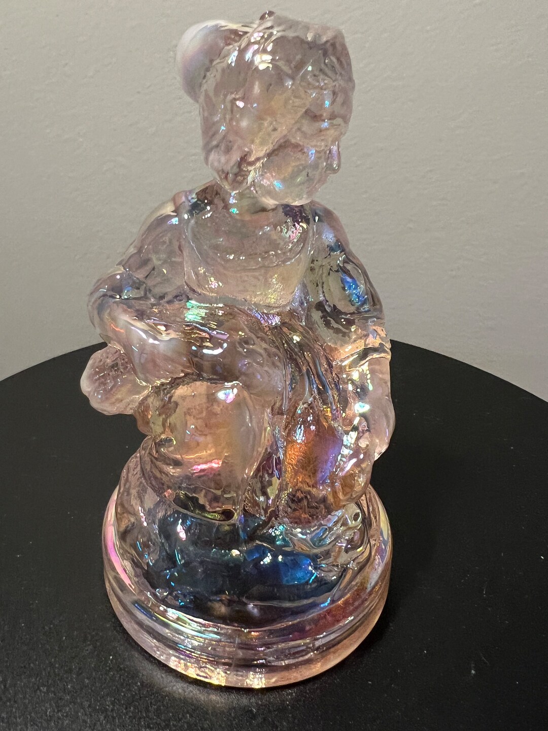 Vintage Summit Art Glass Figurine: Little Women Cindy #2, Pink ...