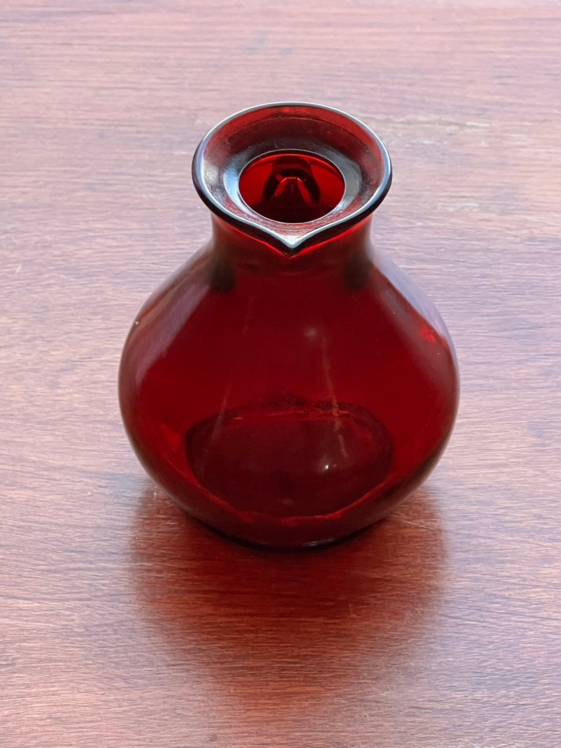 1980s Avon Ruby Red Glass Strawberry Bath Foam Decanter Bottle - Etsy