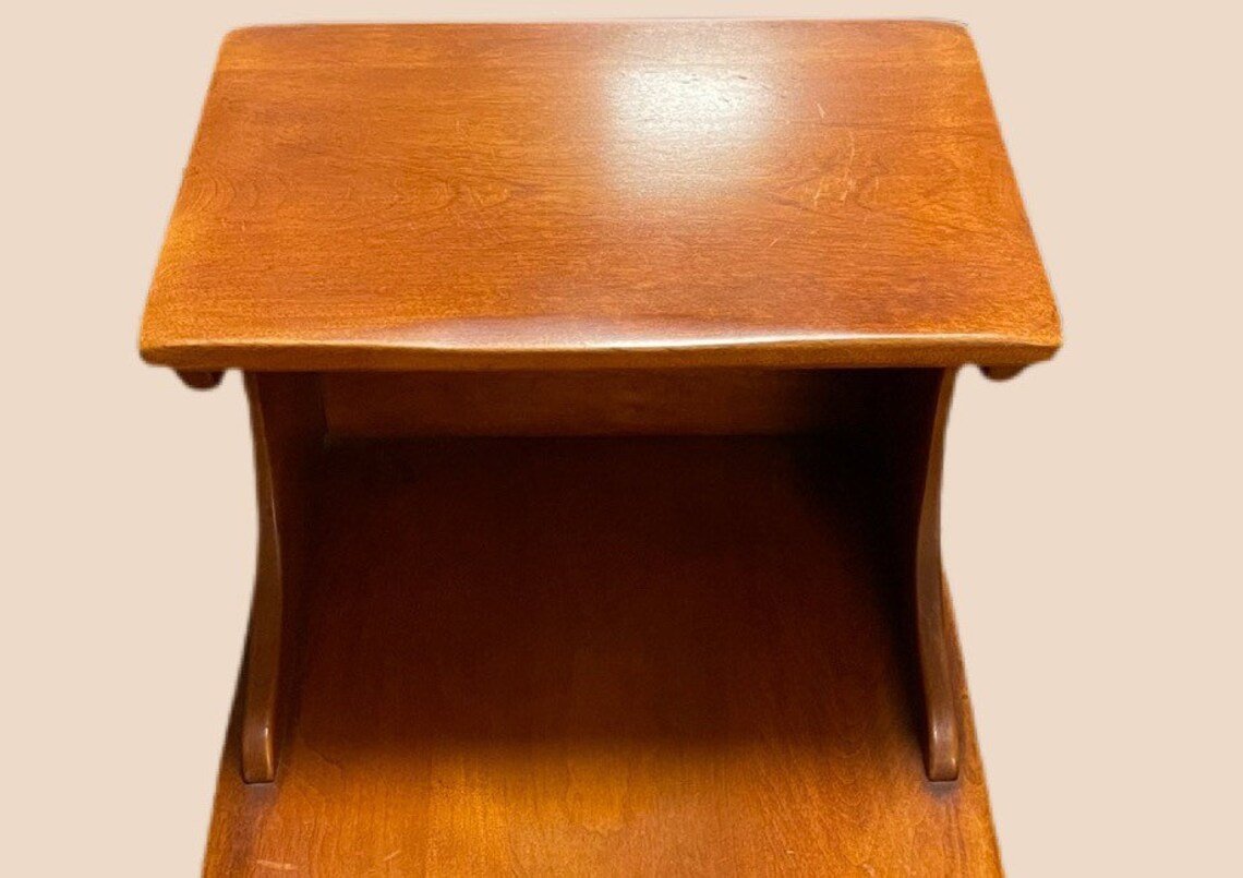 Vintage Cushman Salem Step Table No. 5208 End Table Mid Century Modern ...