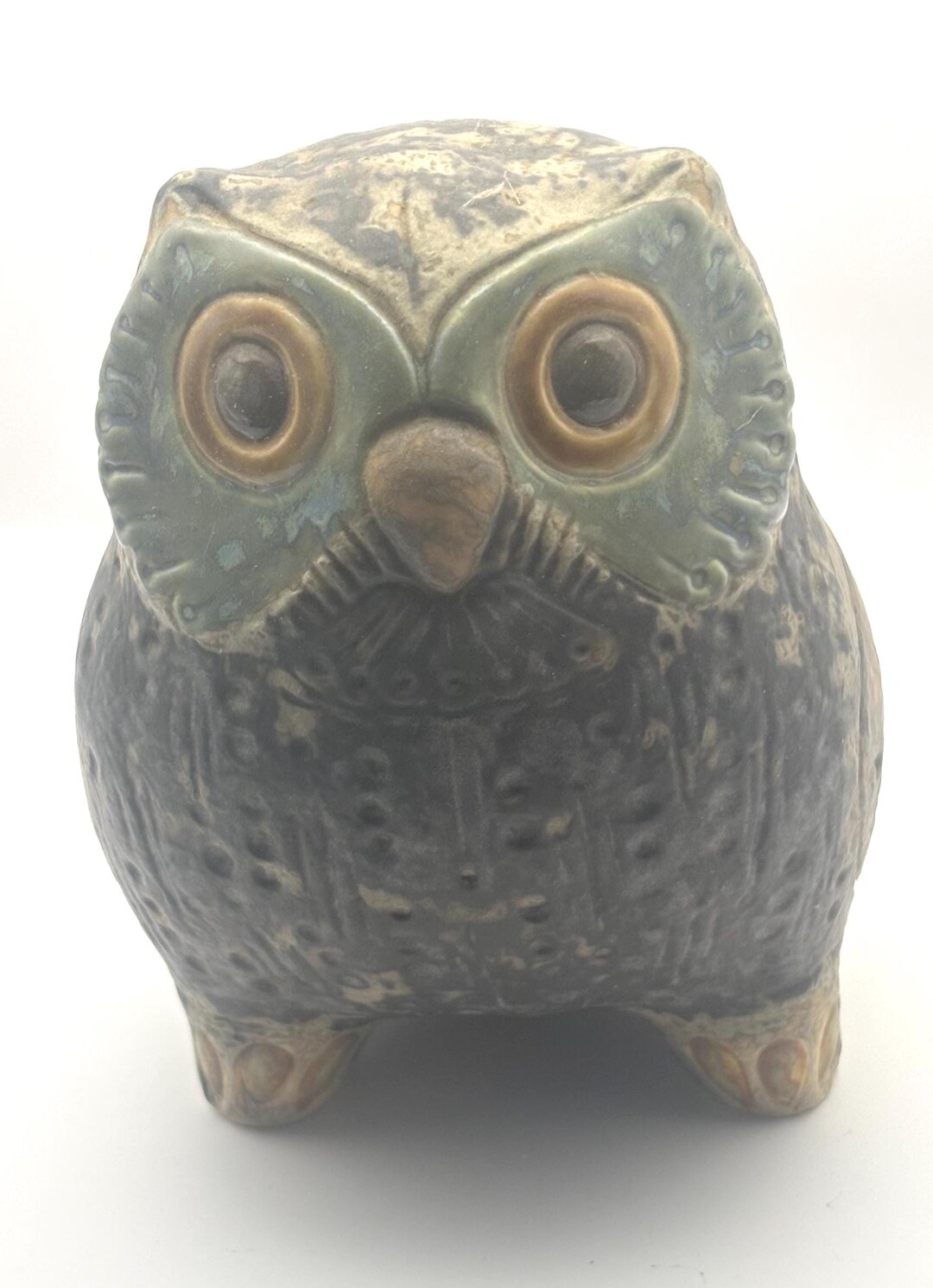 Lladro Little Eagle Owl Porcelain Figurine, by Antonio Ballester, Circa ...