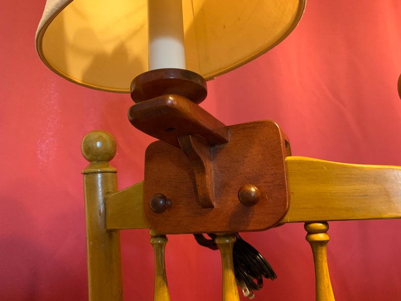 Cushman Colonial Creations Removable Bed Lamp 4-196 With Original Shade ...