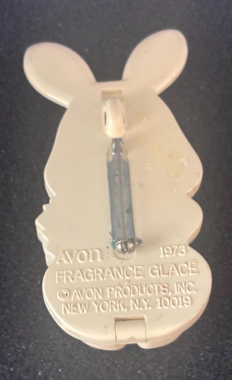 Vintage Avon Rabbit Fragrance Pin Brooch Lover Antiques and Vintage - Etsy