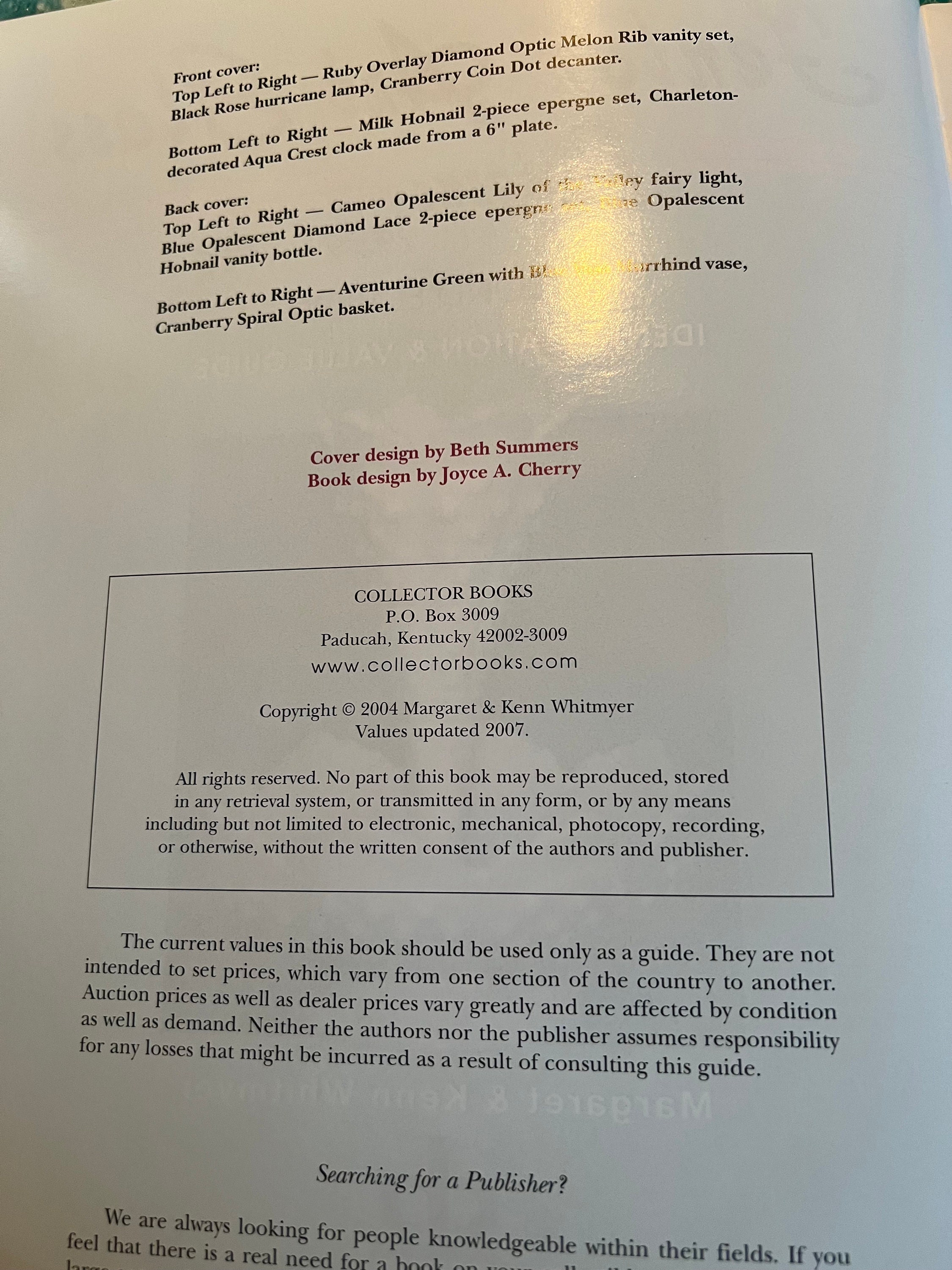 Vintage Fenton Art Glass Patterns 1939-1980 Second Edition ...