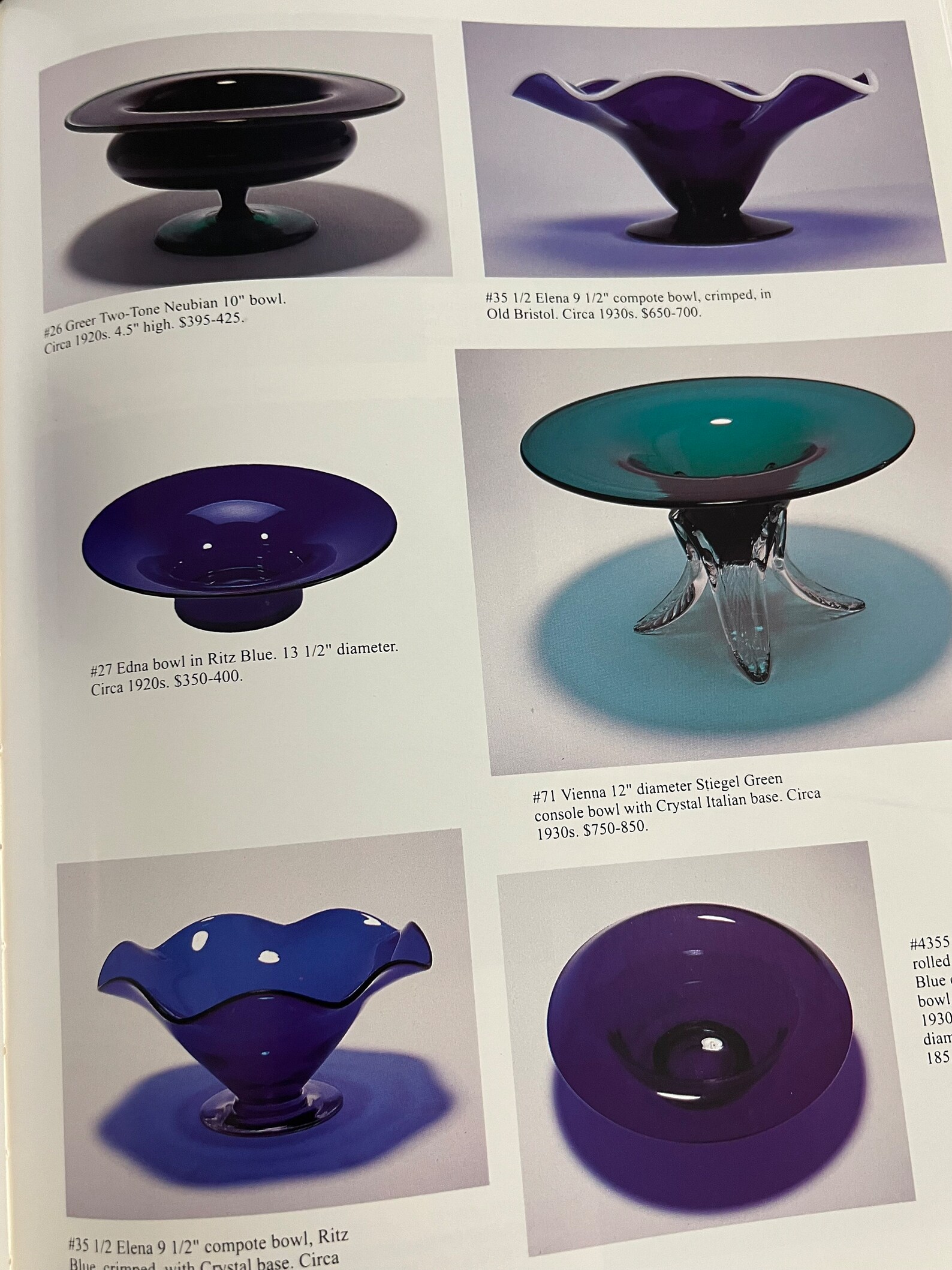 Vintage Morgantown Glasss From Depression Glass Through the 1960’s Book ...
