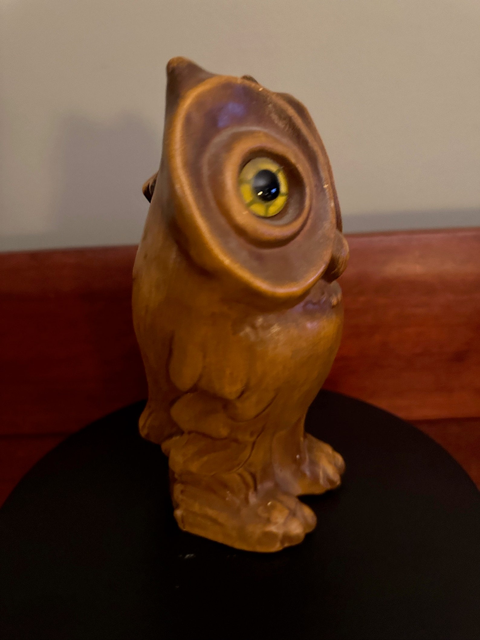 Vintage Haeger Winking Owl Coin Bank #8036, Brown Owl Bank, Winking Owl ...