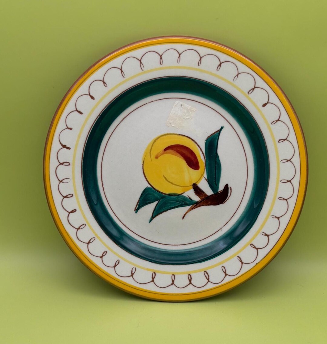 Stangl Pottery Dessert Plate, Fruit Design Potteries From Trenton, NJ ...