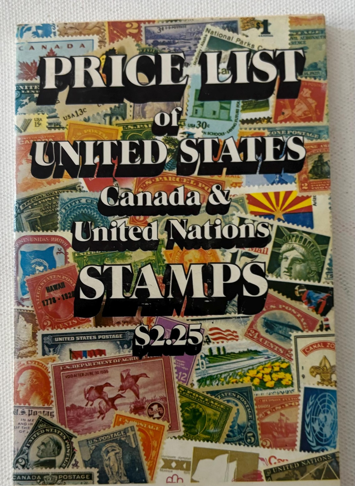 Vintage Price List of United States Canada & United Nations Stamps Book ...
