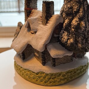 Vintage David Winter Snow Cottage 1984 Handmade Cottage Hand Painted ...