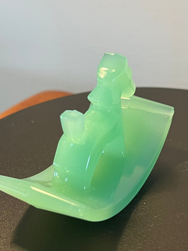 Vintage Jadeite Scottie Dog Ink Blotter by Houze Glass, Scottie Dog ...