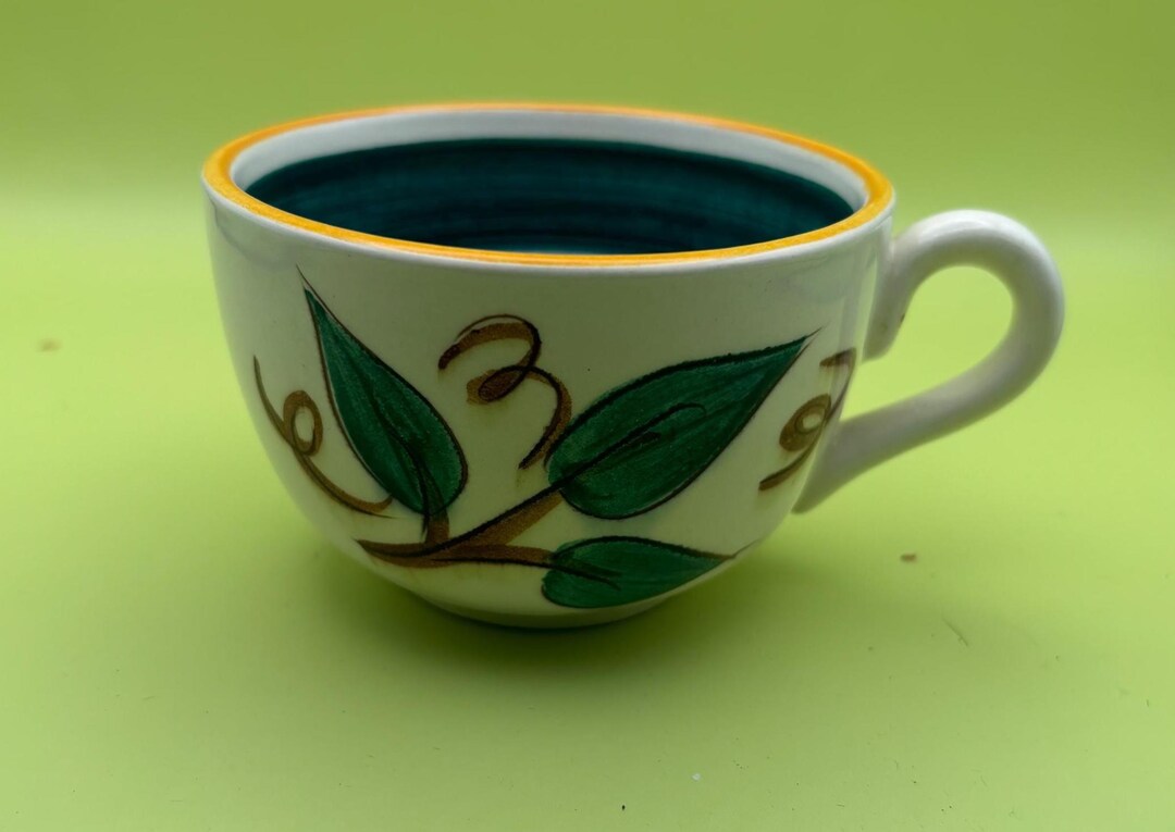 Stangl Pottery Coffee Cup Fruit Design Potteries From Trenton, NJ Hand ...