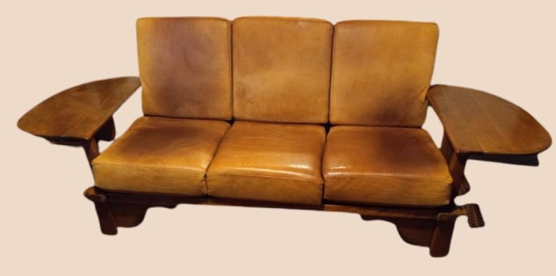 Cushman Colonial Creations Old Bennington Settle No. 5-95-3, Paddle Arm ...