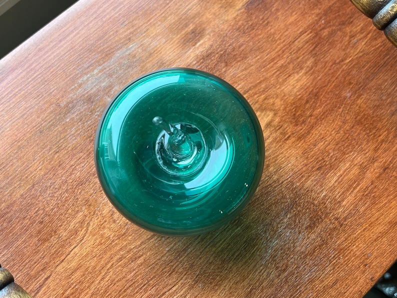 Vintage Blenko Green Glass Apple Paperweight Apples Bookend - Etsy