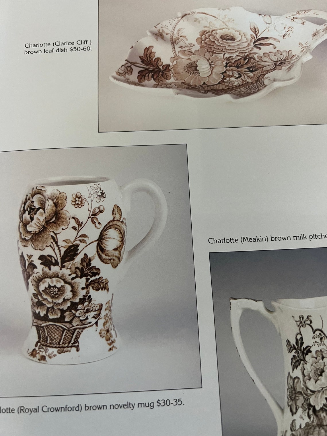 English Transferware Popular 20th Century Patterns Book, Colorful ...