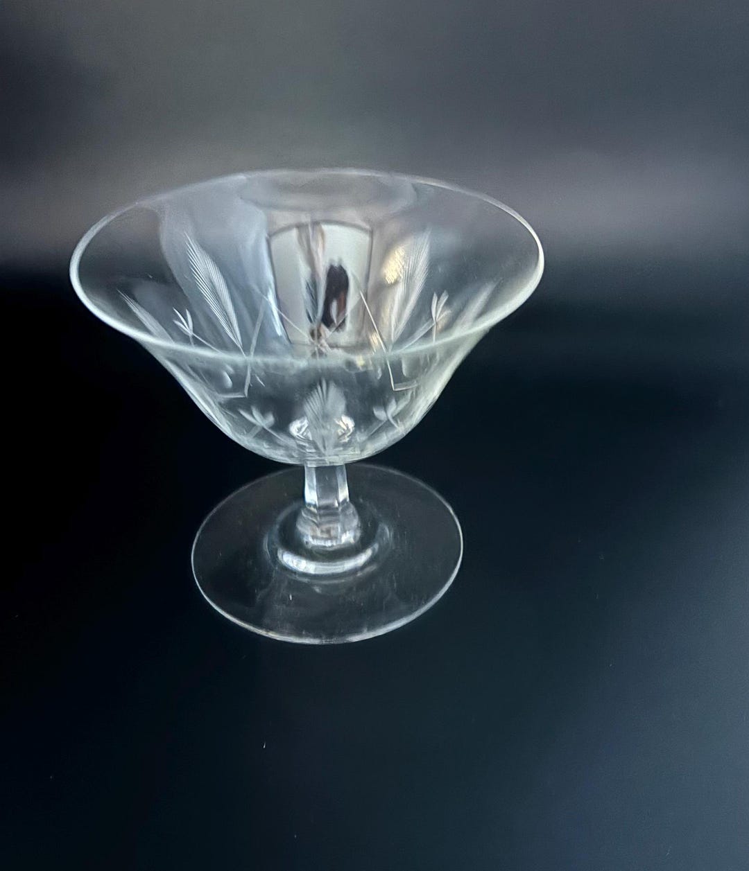 Vintage Rosenthal Crystal Wheat Etched Cut Wheat Champagne Glass ...