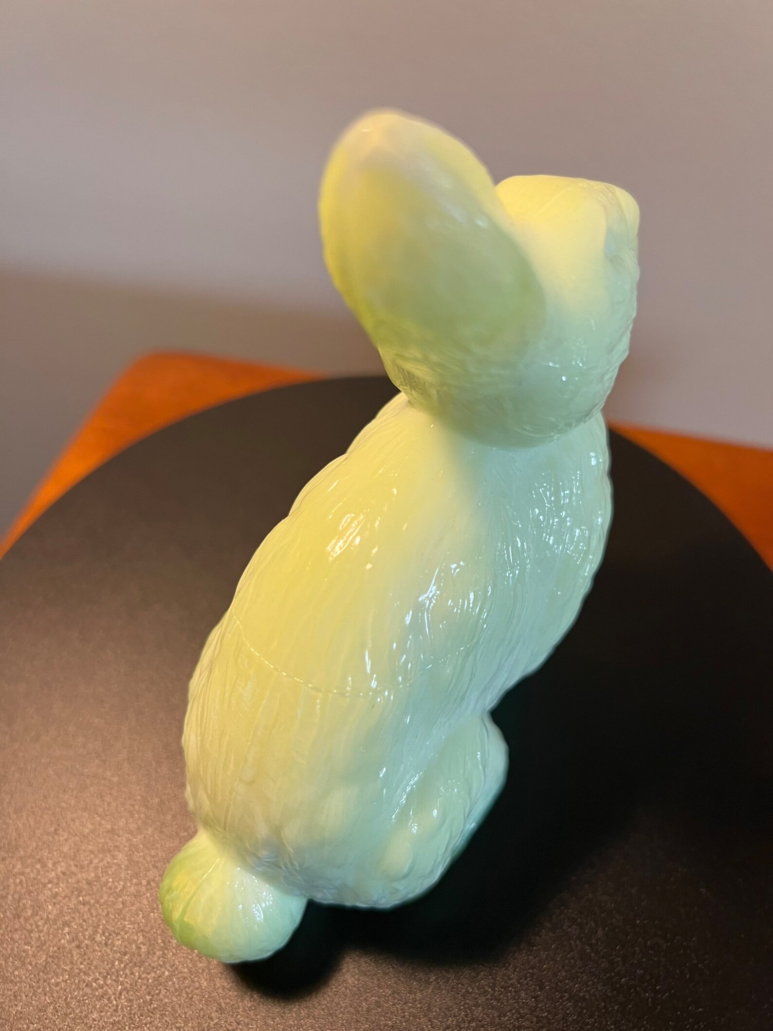 Vintage Mosser Rabbit Vaseline Uranium Bunny Glows Green - Etsy