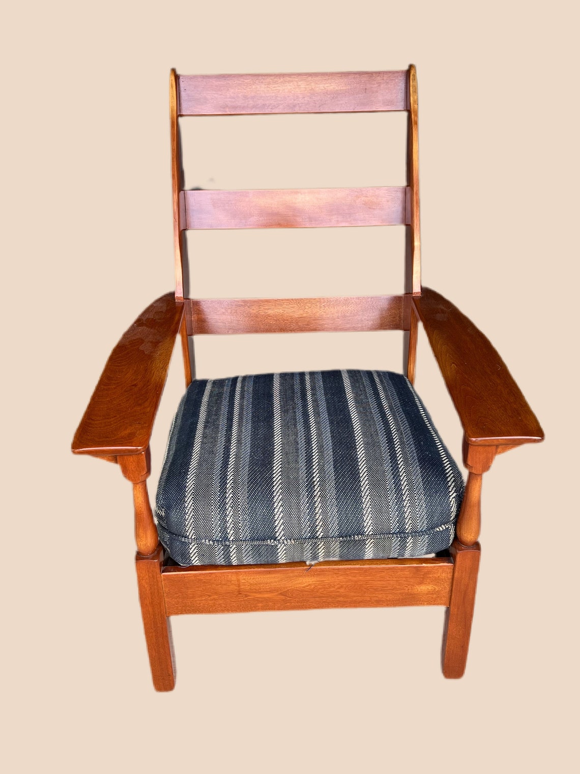 Cushman Mid Century Modern Fairfield High Back Chair No. 082 | Etsy