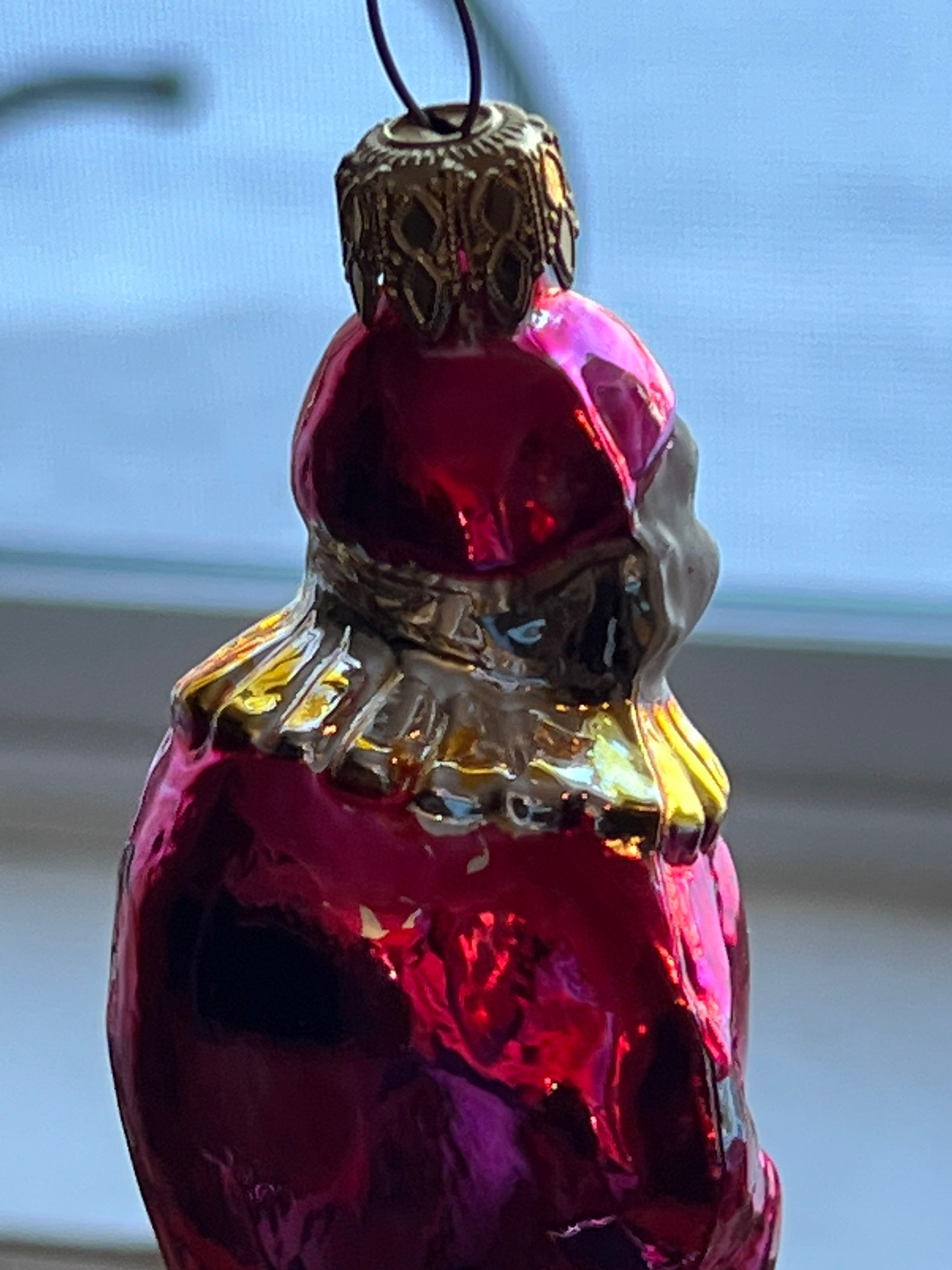 Vintage Clown Hand Blown Art Glass Ornament Made in West Germany Old ...