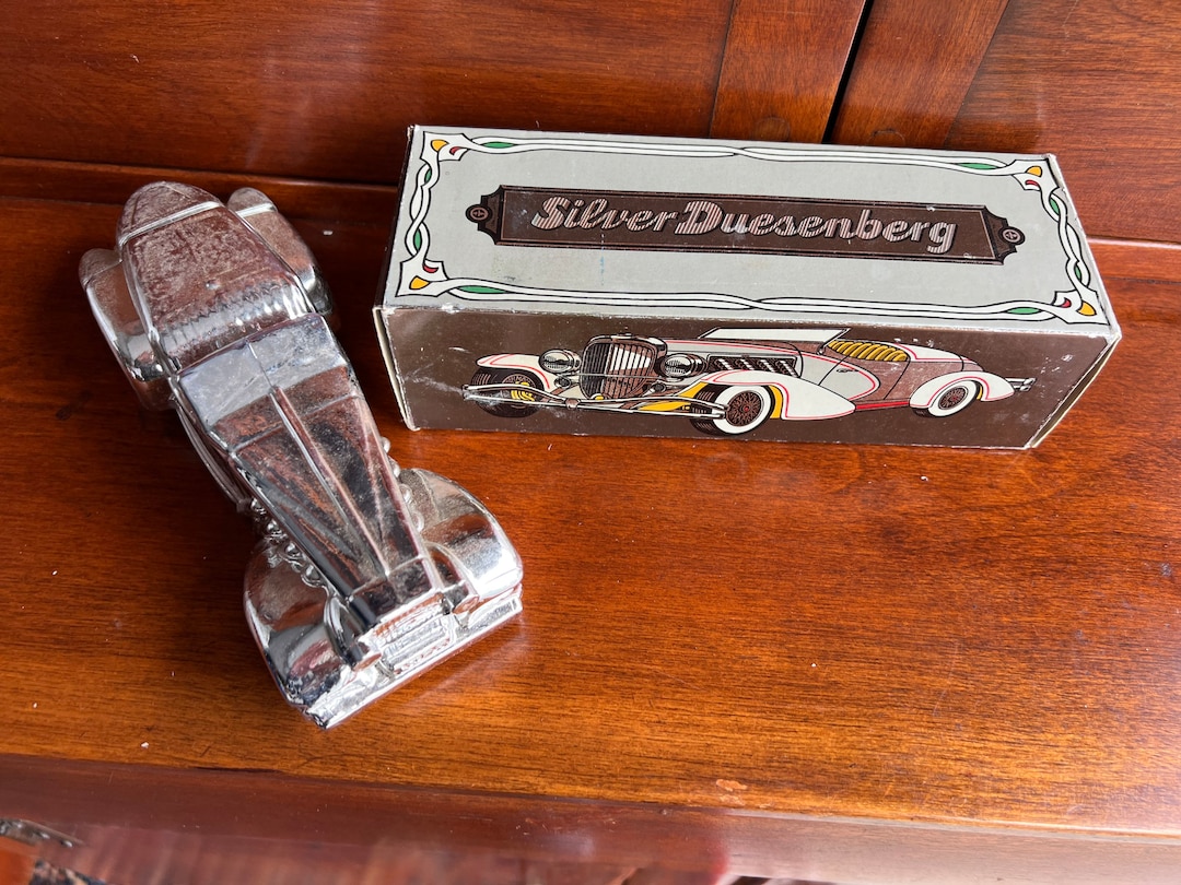 Vintage Avon Silver Duesenberg Car Decanter: Wild Country After Shave ...