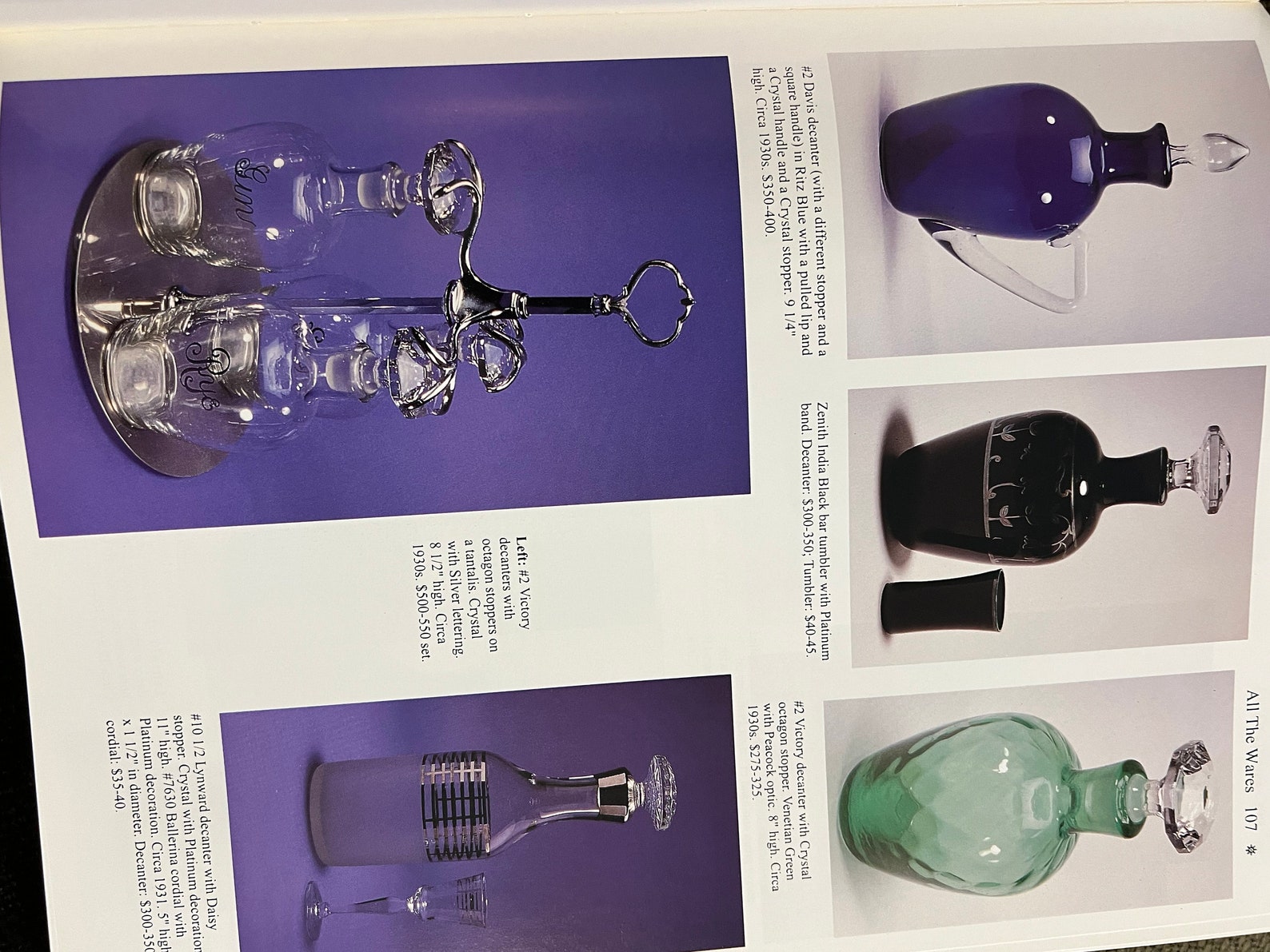 Vintage Morgantown Glasss From Depression Glass Through the 1960’s Book ...