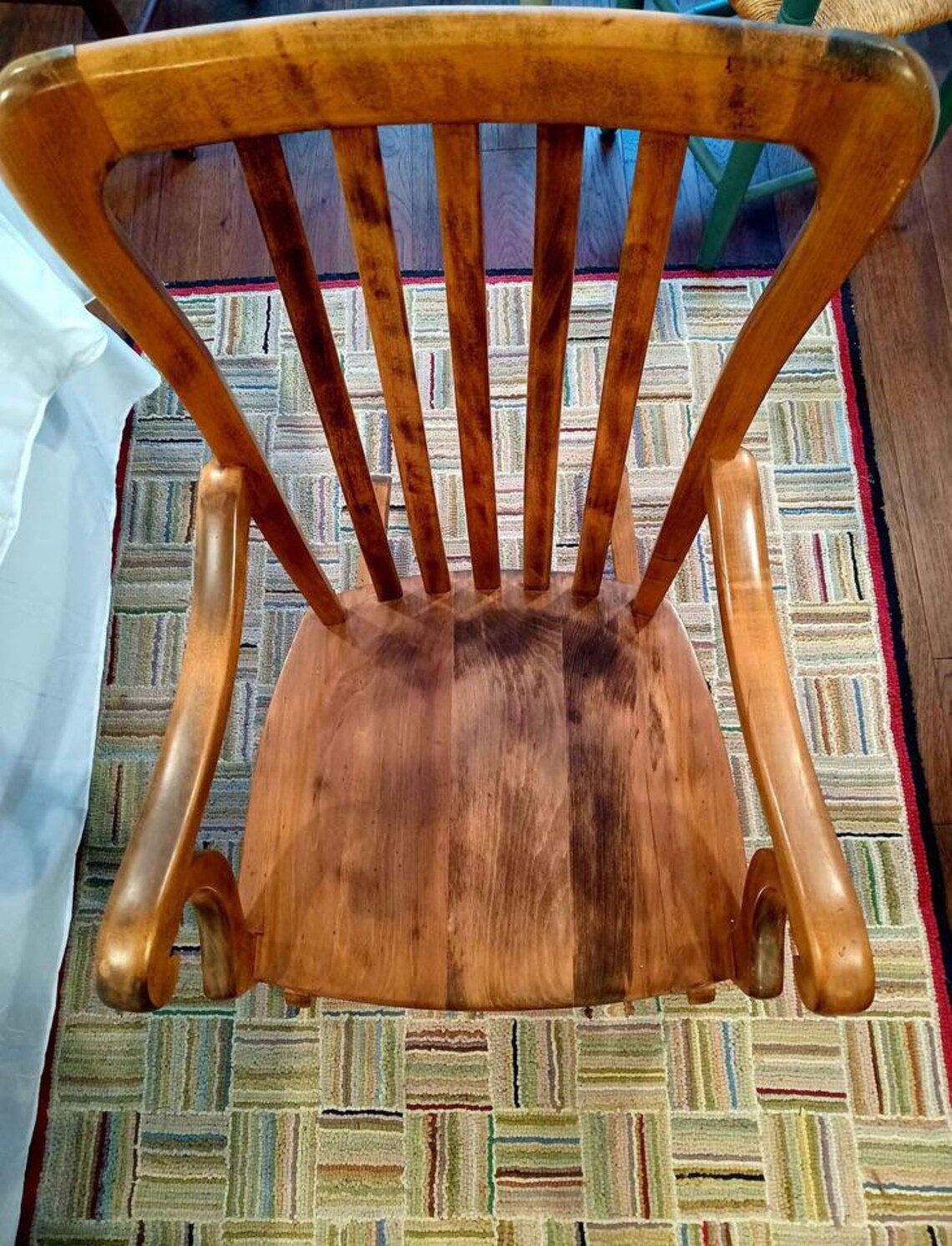 Vintage Maple Rocking Chair Rocker Cool Furniture From Lover - Etsy