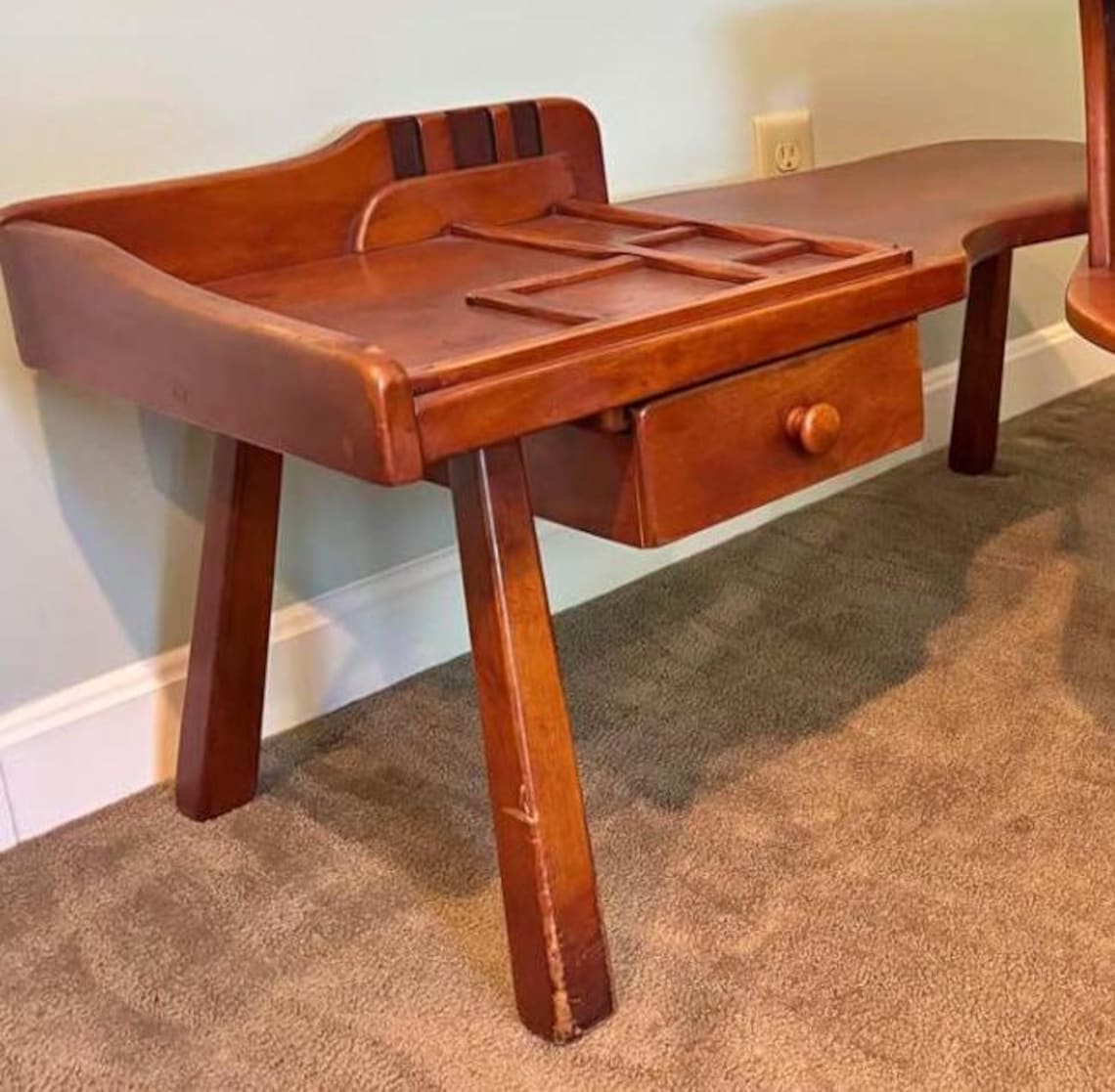 Cushman Colonial Creations Cobblers Bench Primitive Rustic Table Lover ...