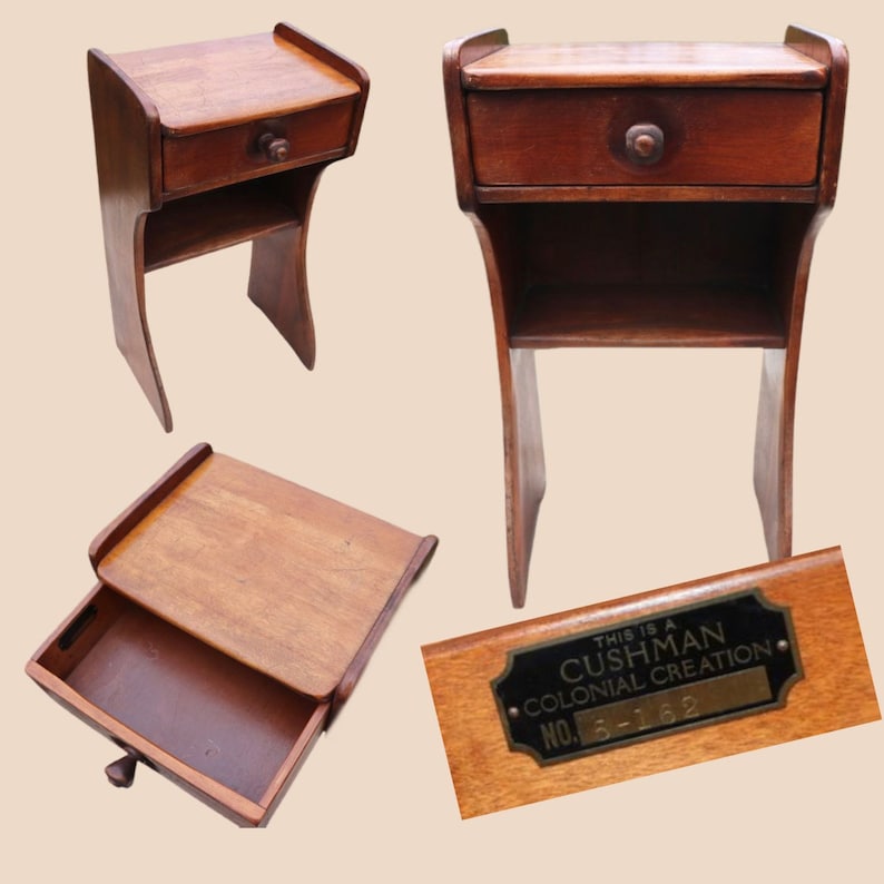 Cushman Colonial Creations Duxbury Night Table No. 5-162 Only Made 1935 ...