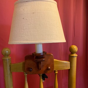 Cushman Colonial Creations Removable Bed Lamp 4-196 With Original Shade ...
