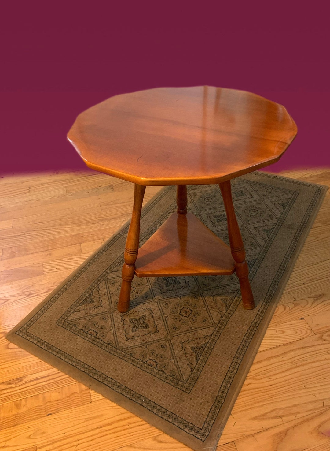 Cushman Colonial Creations Hudson Table No. 3–150, Vintage Wood Coffee ...