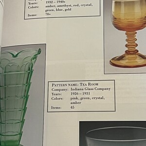 Florence's Glassware Pattern Identification Guide: Vintage Glass Art Book - Etsy