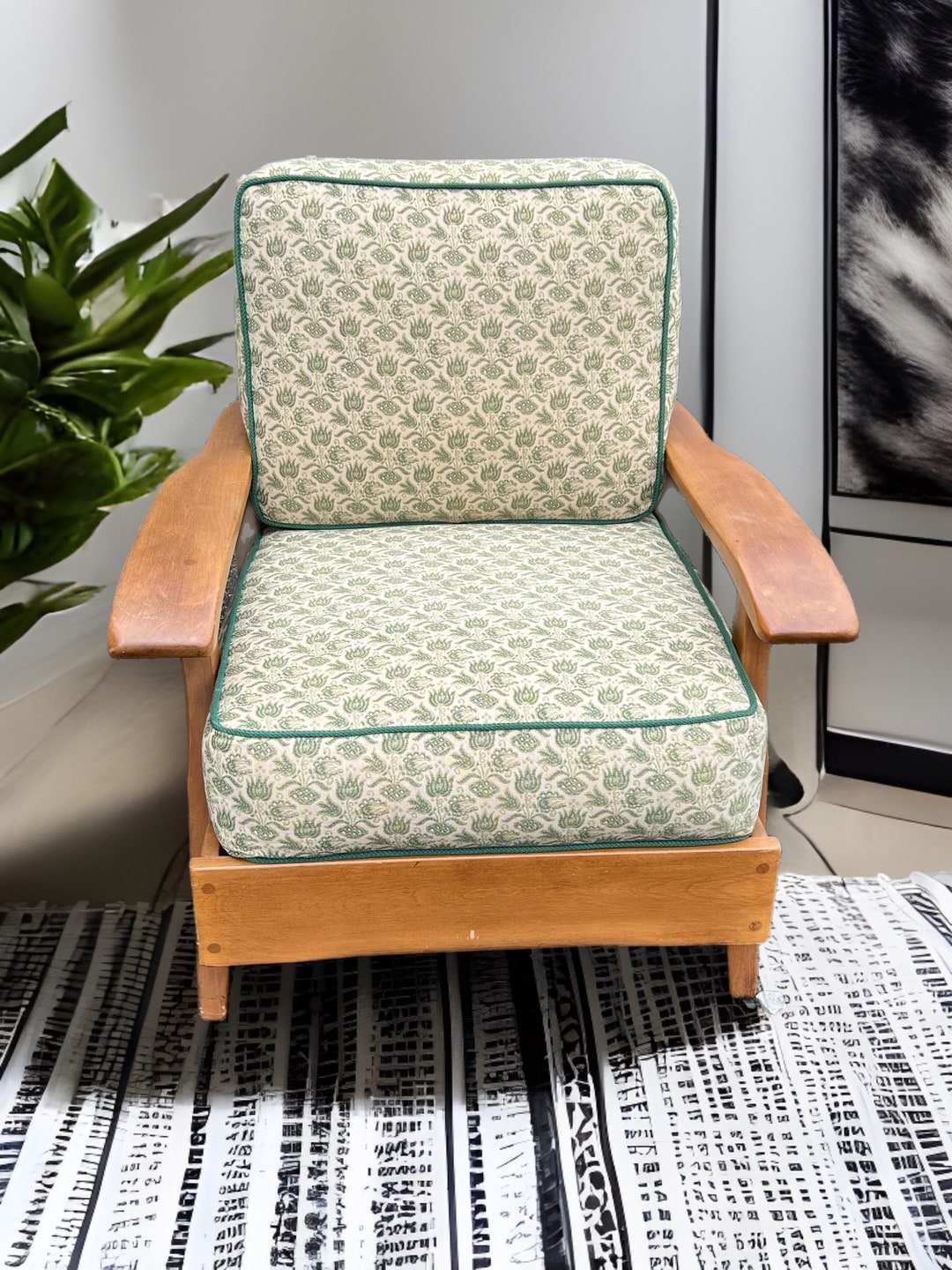 Cushman Londonderry Chair No. 5385: Mid Century Modern Paddle Arm Chair ...
