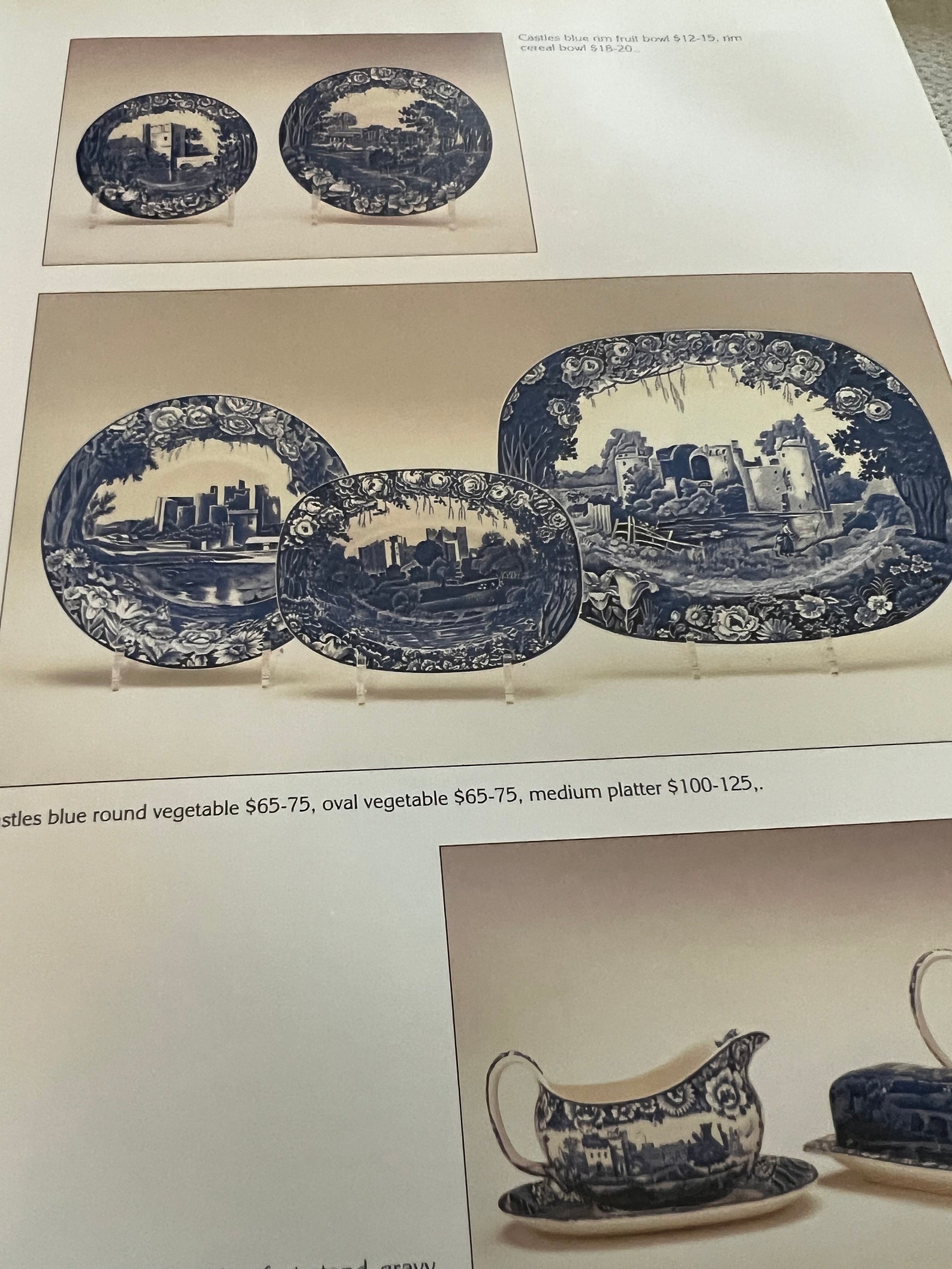 English Transferware Popular 20th Century Patterns Book, Colorful ...