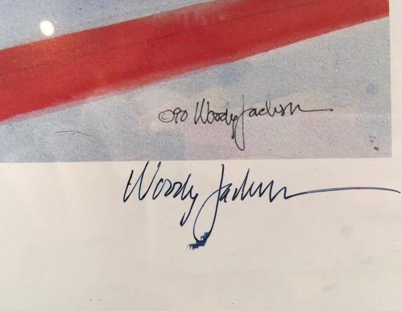 Woody Jackson 1990 Jewett Farm Signed & Framed Cow Print - Etsy