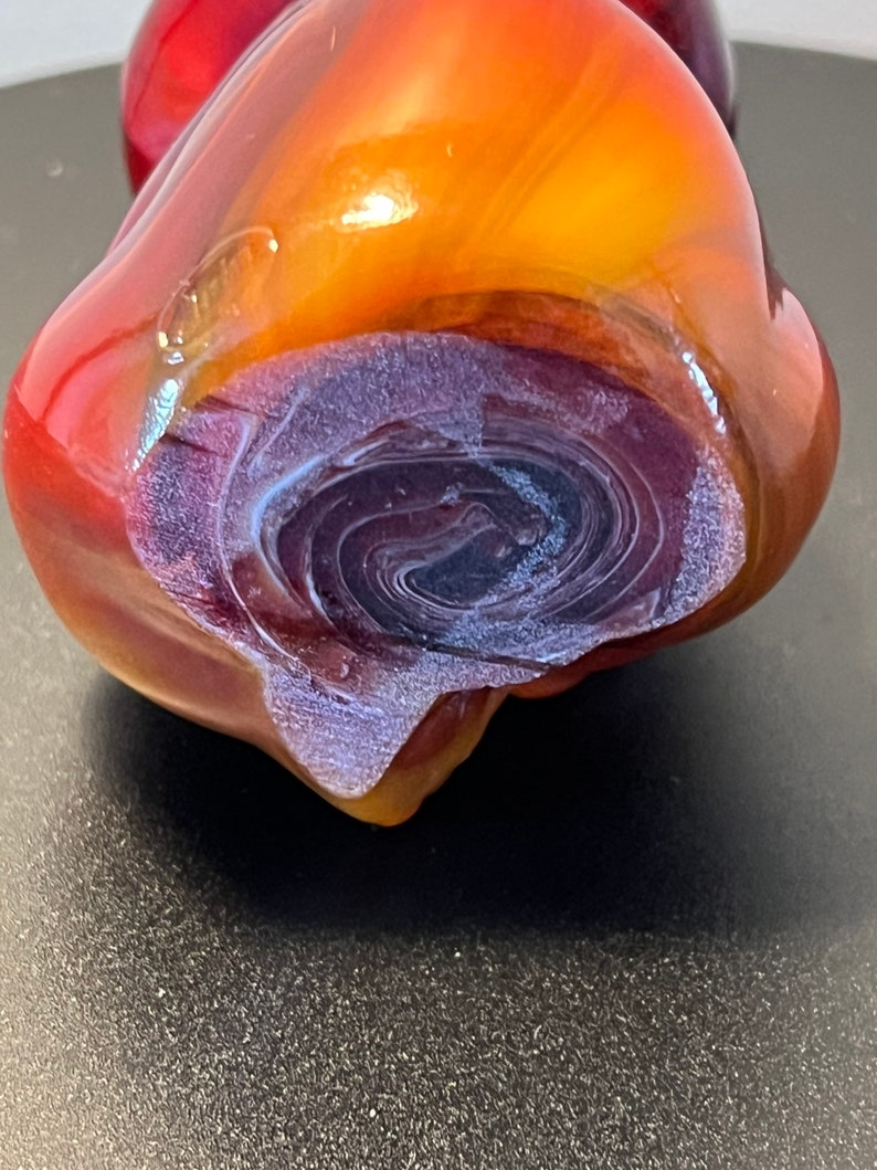 Vintage Fenton Bear Ruby Marble Slag Glass 1984 Levay Special - Etsy