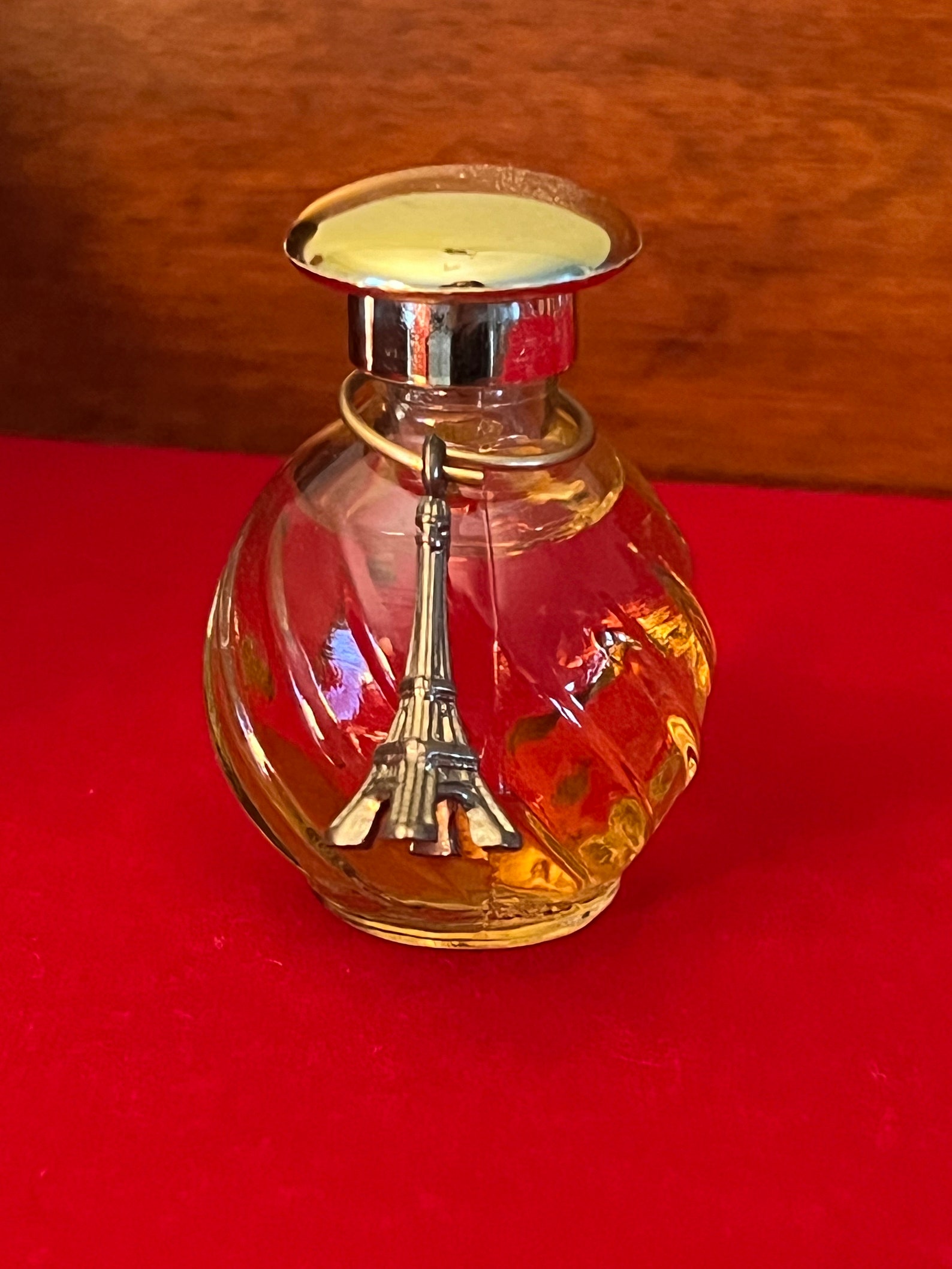 Vintage Miniature Parfum With Eiffel Tower Charm, Mini Perfume Bottle ...