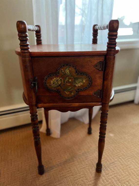 Antique Humidor Table Books