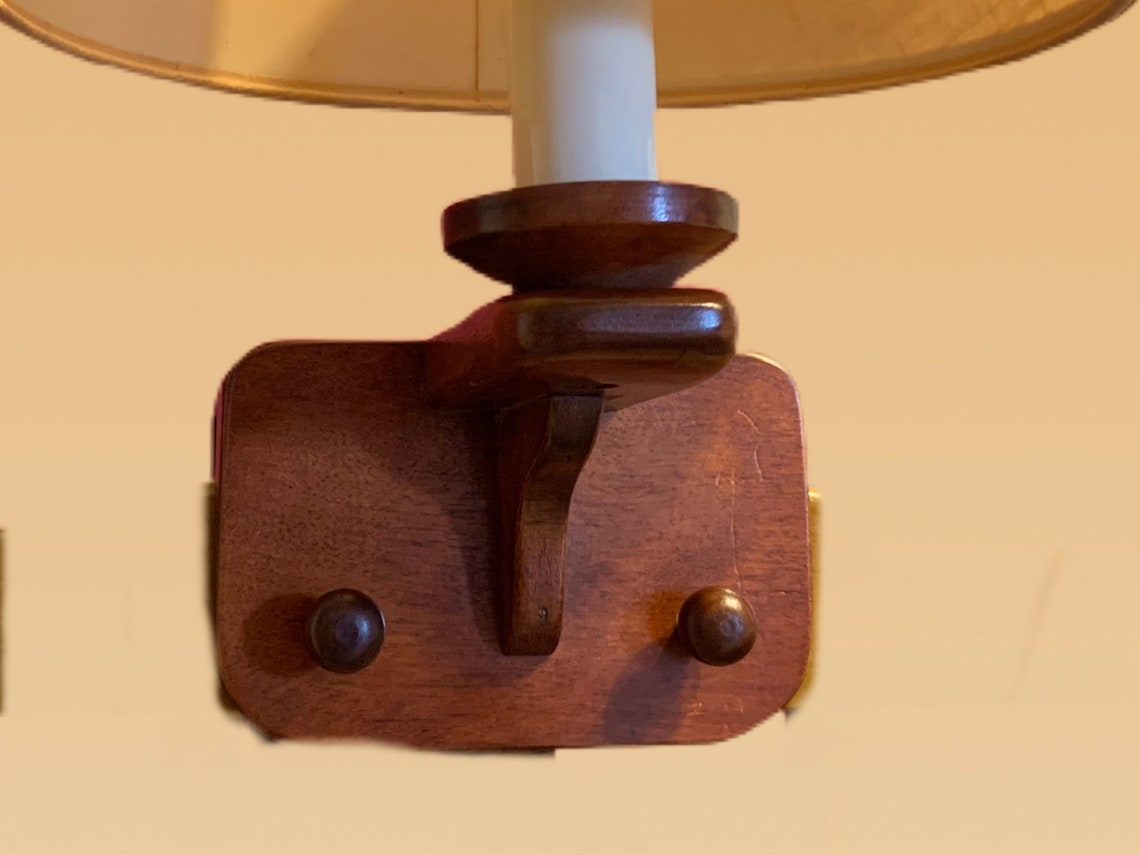 Cushman Colonial Creations Removable Bed Lamp 4-196 With Original Shade ...