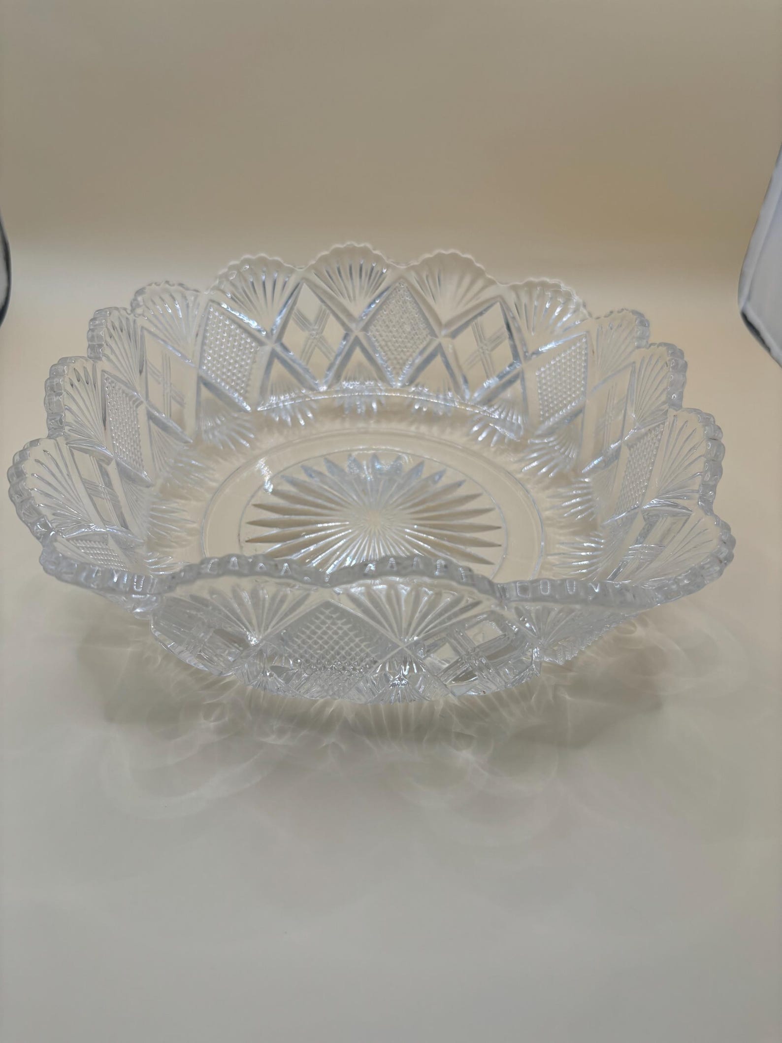 Antique Duncan Miller Square Glass Bowl Curved Sides Home Decor & Gifts ...