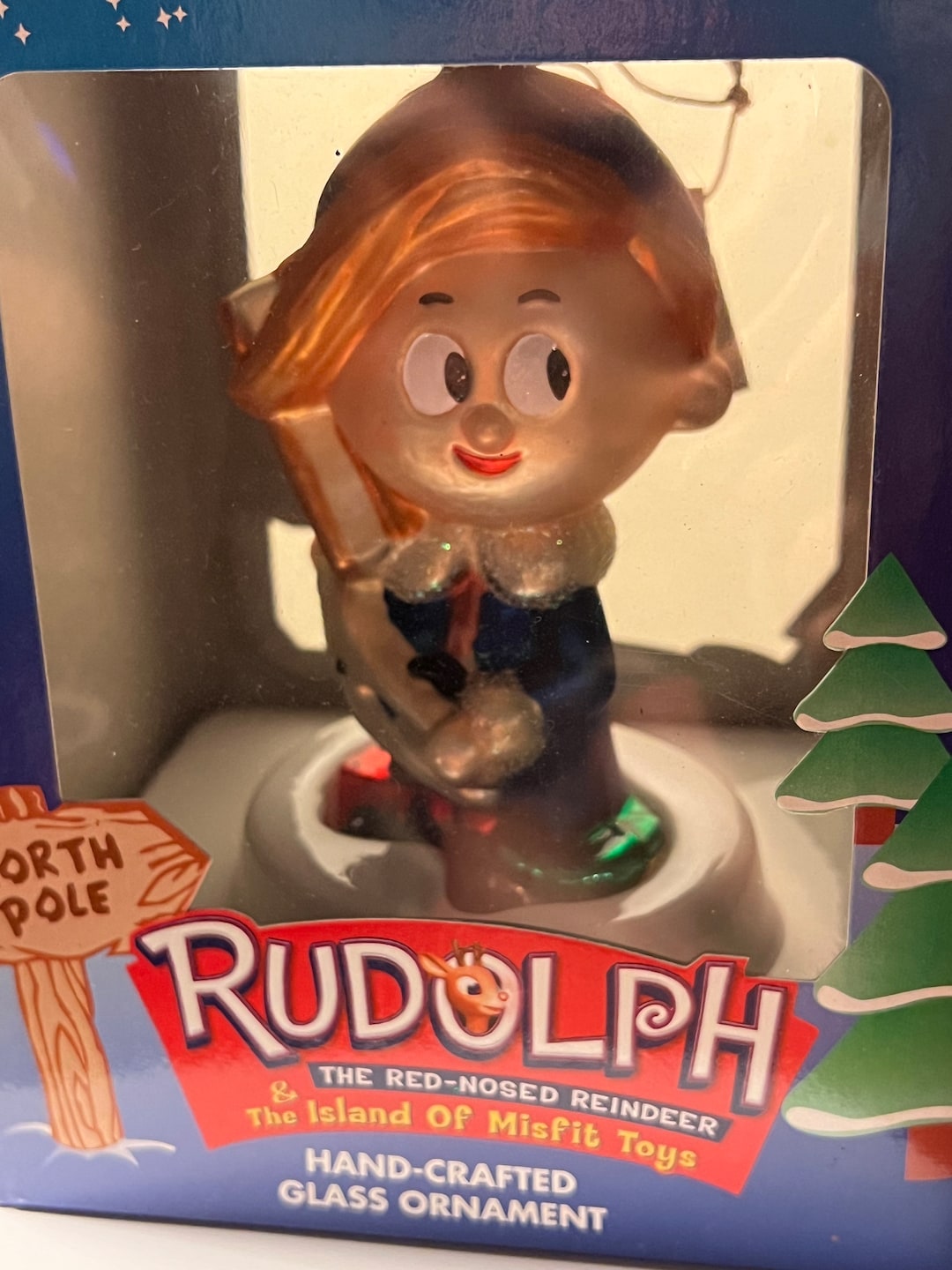 Vintage Hermie Ornament Rudolph the Red Nosed Reindeer by Brass Key ...