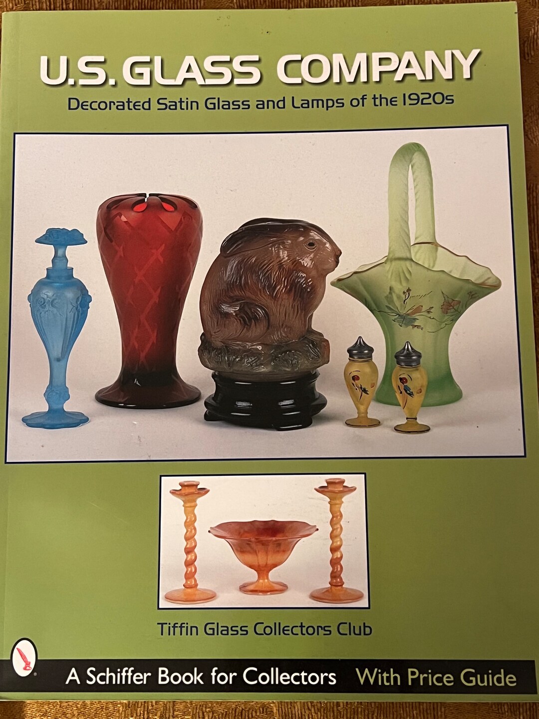 US Glass Company Book: 1920s Satin Glass & Lamps, Tiffin Collectors ...