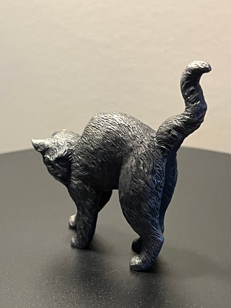 Vintage Pewter Cat House of Faberge by the Franklin Mint Cats - Etsy