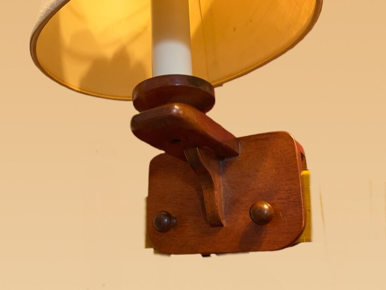 Cushman Colonial Creations Removable Bed Lamp 4-196 With Original Shade ...